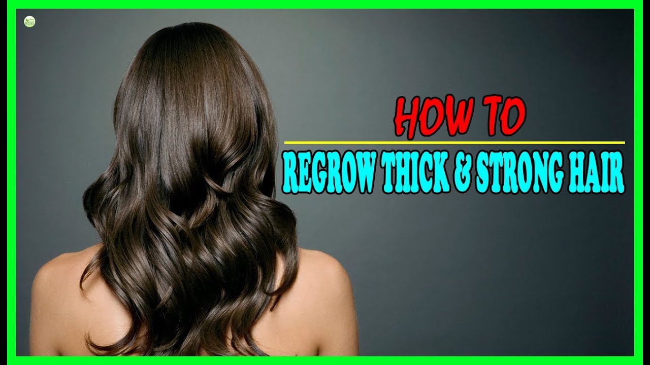 Mix These 3 Ingredients to Regrow Thick, Strong Hair In No Time!